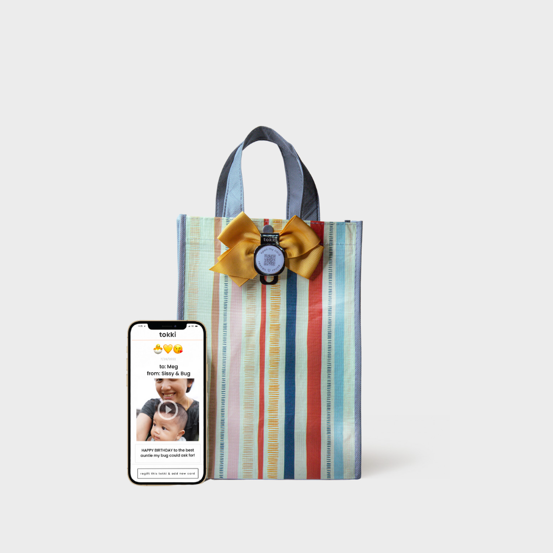 Empower | Medium | Reusable Gift Bag + QR Greeting Card – Tokki
